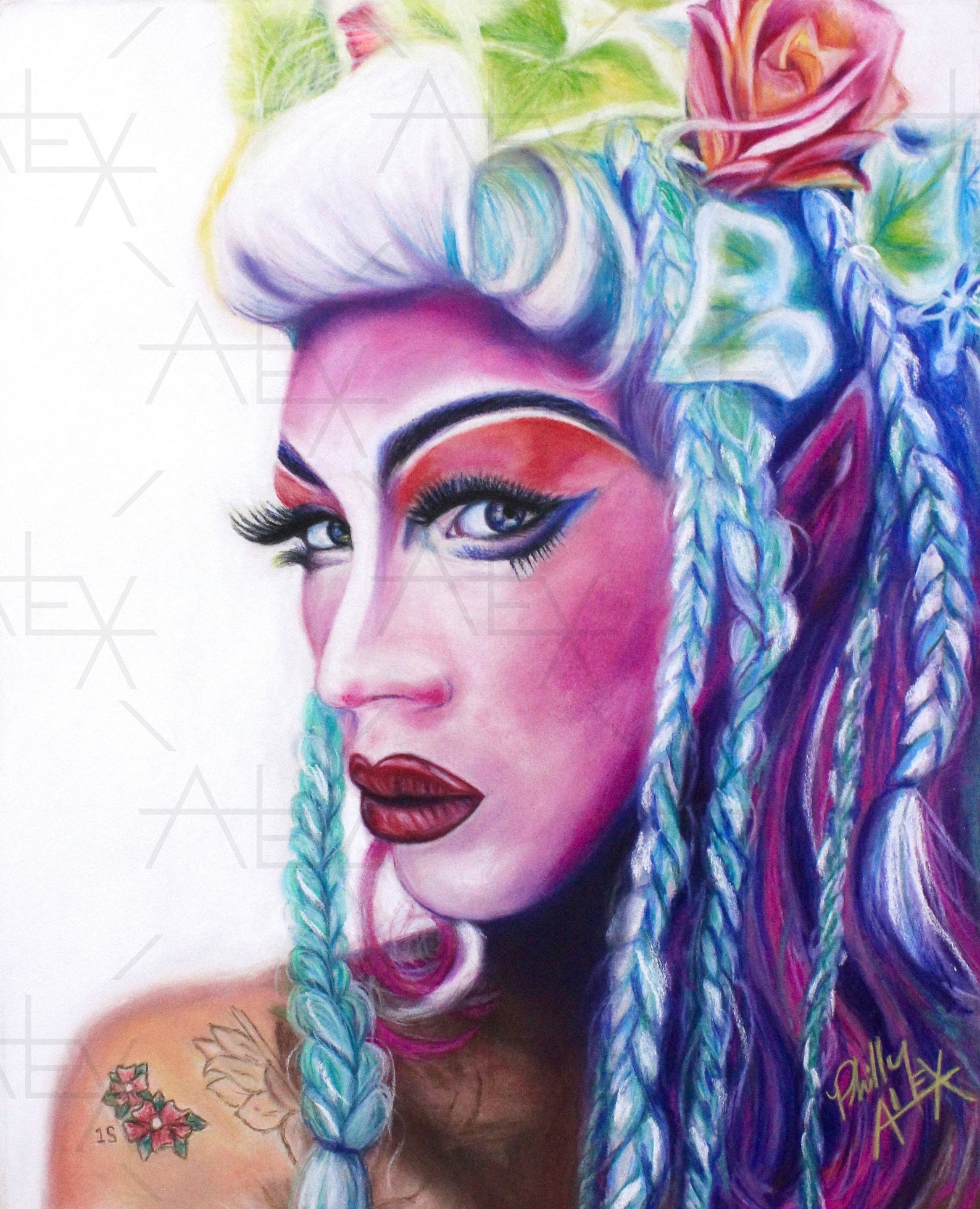 Drag Queen Giclee Art Print, Unframed, 12 X 14.75 Inches - Etsy
