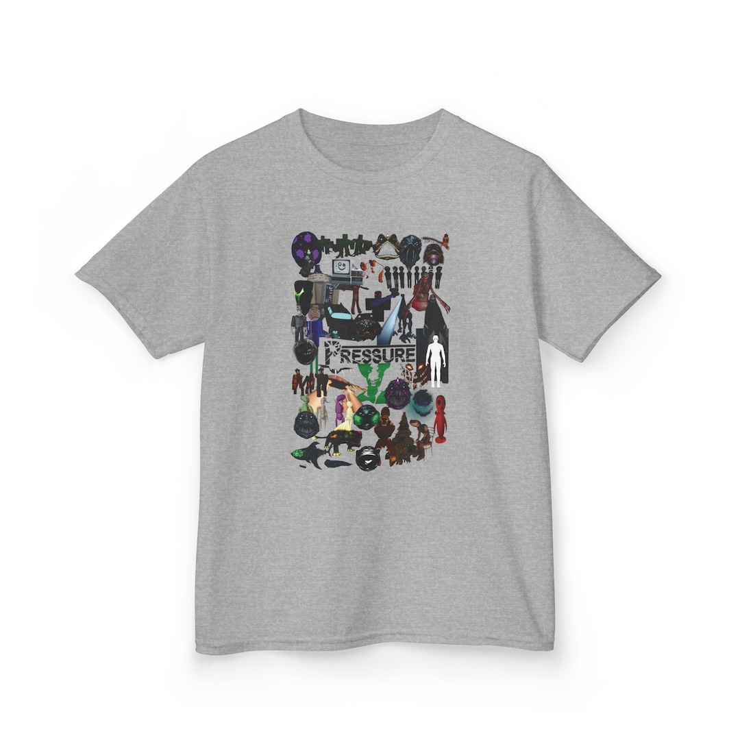 Pressure Video Game Entities Kids Tee, Gamer Monster T-shirt, Unisex ...