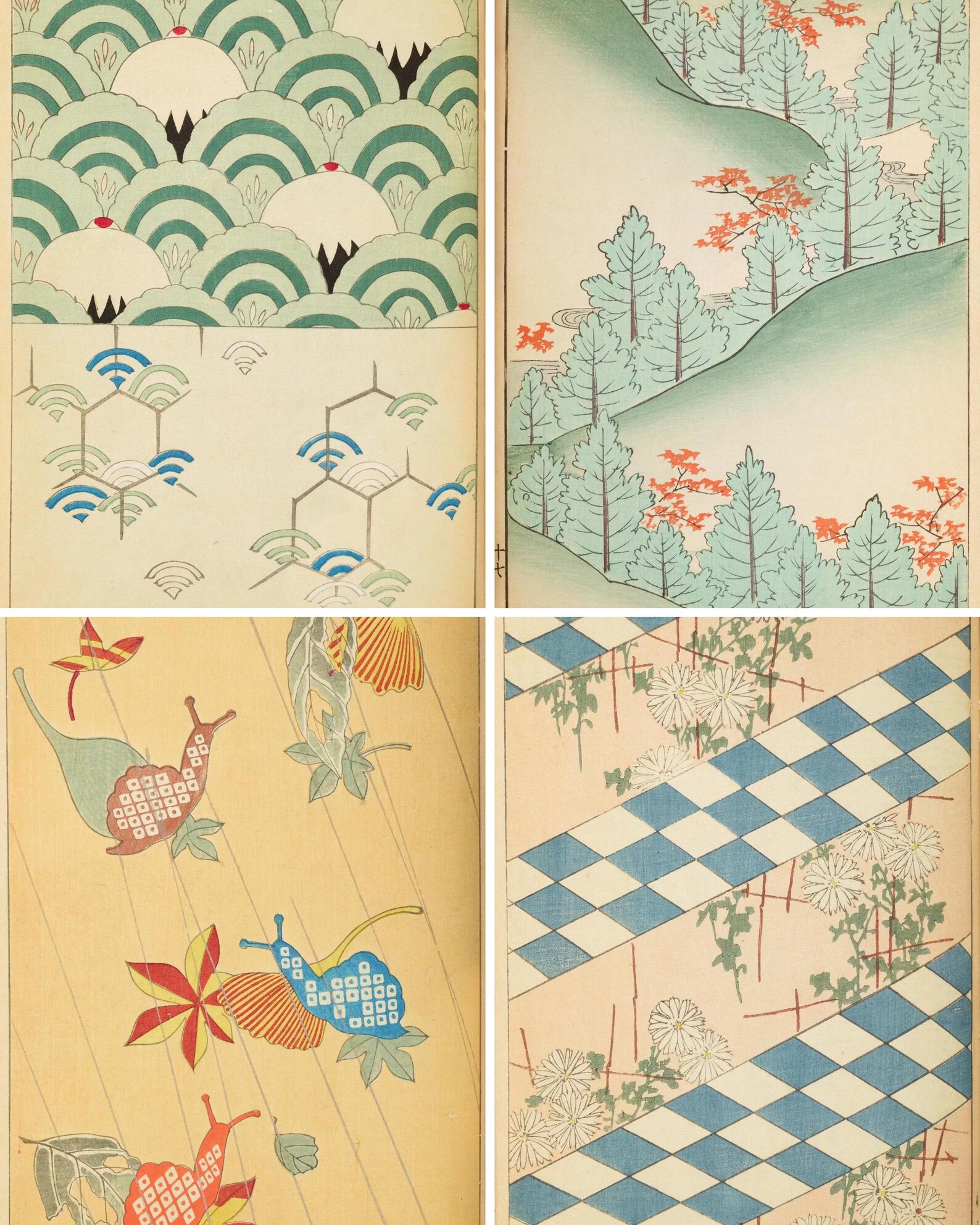 Shin Bijutsukai Japanese Art Patterns: Vintage Printable Designs (JPG ...