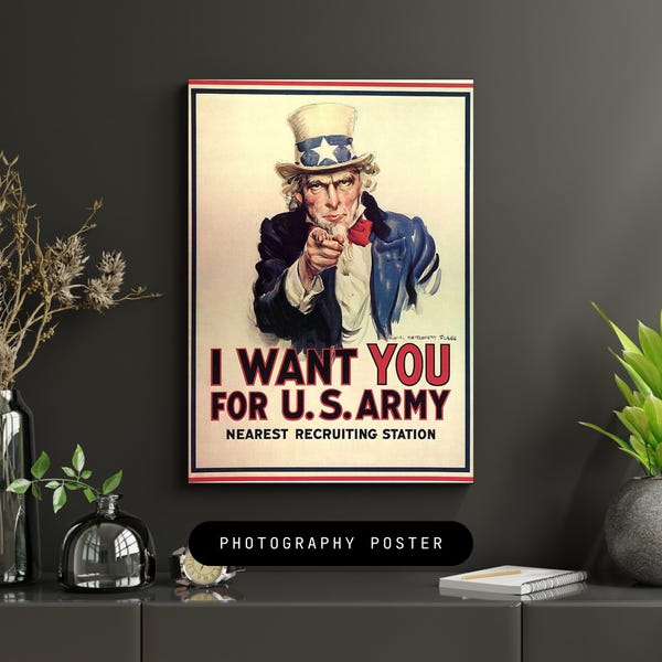 Uncle Sam Poster - Etsy