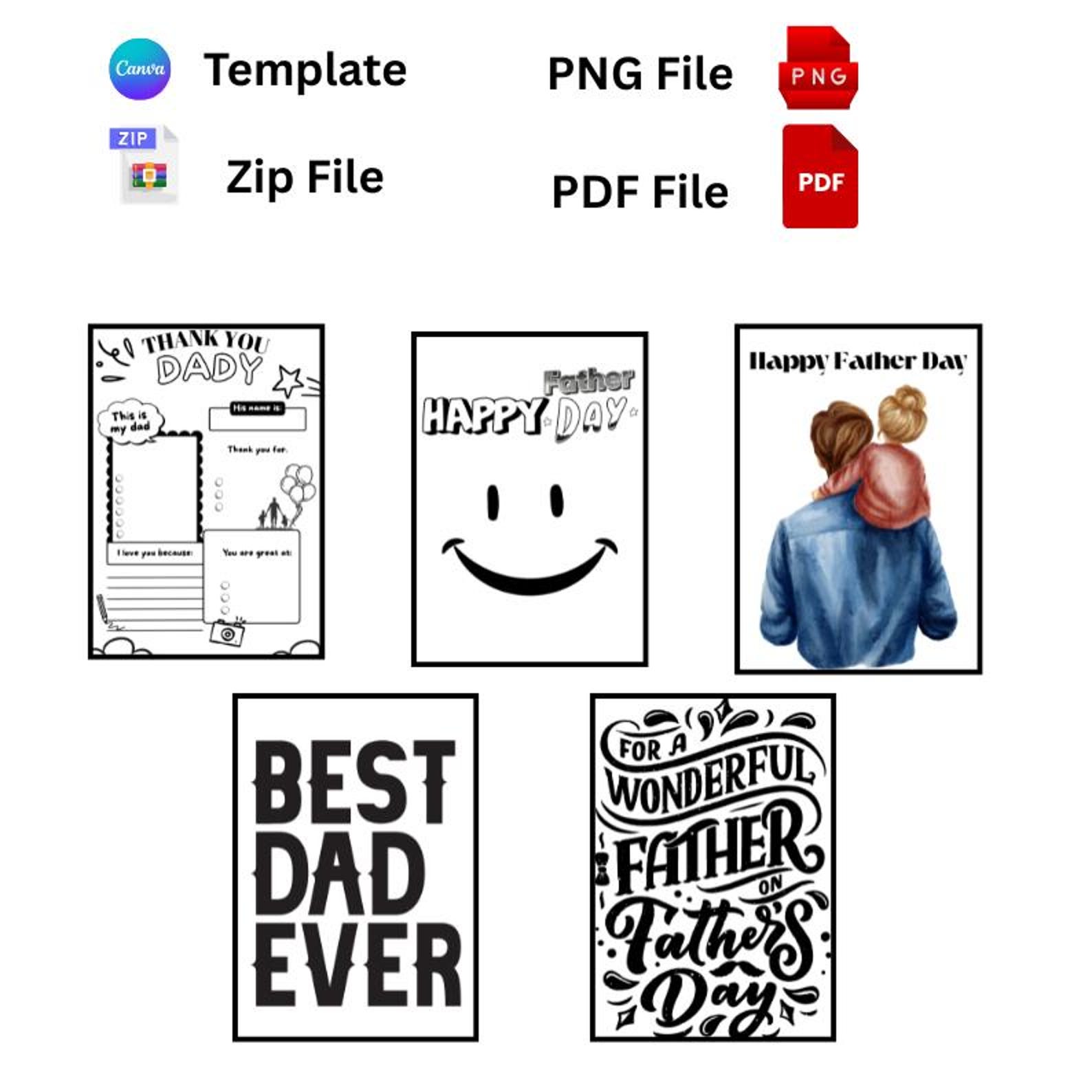 Kids Father's Day Gift - Printable About My Dad Questionnaire ...