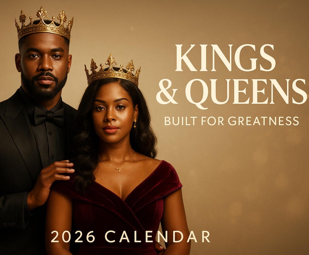 Kings & Queens Portraits 2026 Wall Calendar | Inspirational Quotes ...