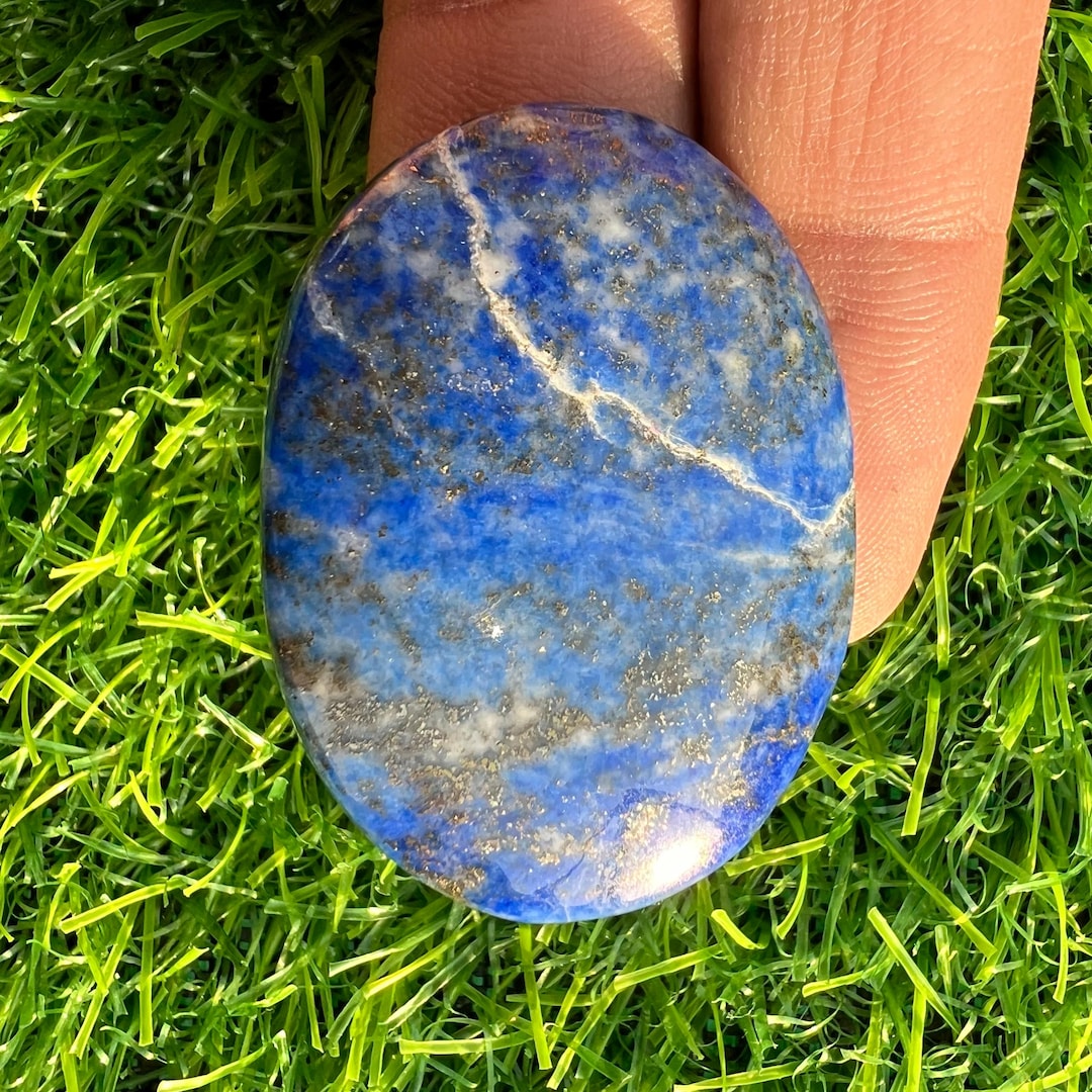 AAA Natural Lapis Lazuli Gemstone . Deep Blue Healing Crystal | Genuine ...