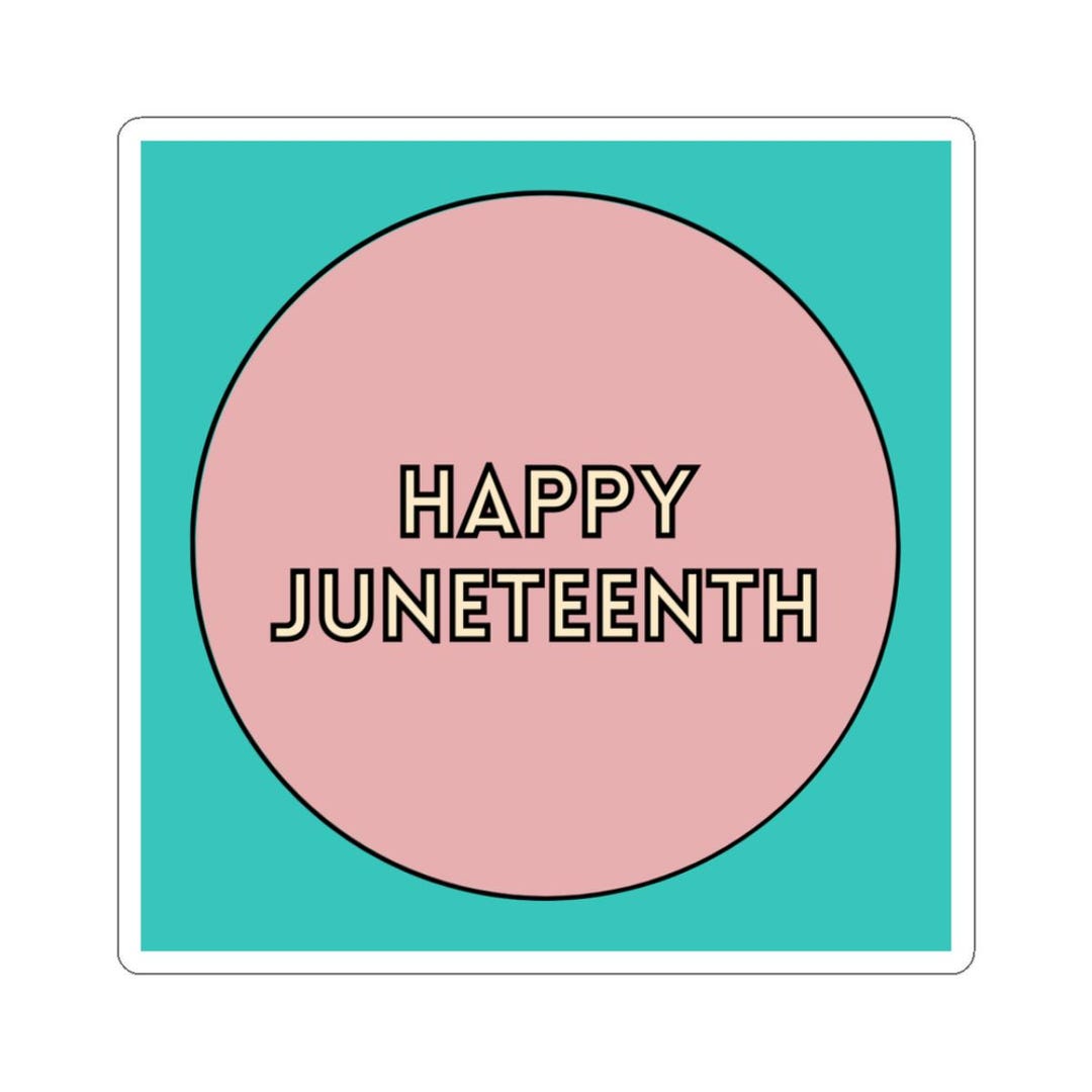 Juneteenth Kiss-cut Stickers, Celebration Stickers, Happy Juneteenth ...