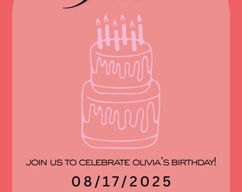 Oh so Twenty Fine Birthday Party Invite, 29th Birthday Print, Dripping ...