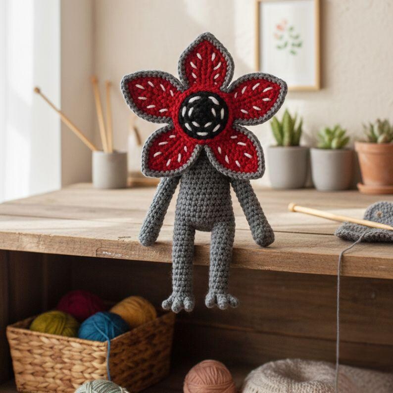 Demogorgon Crochet Pattern PDF | Amigurumi Monster Plush Toy | Cute ...