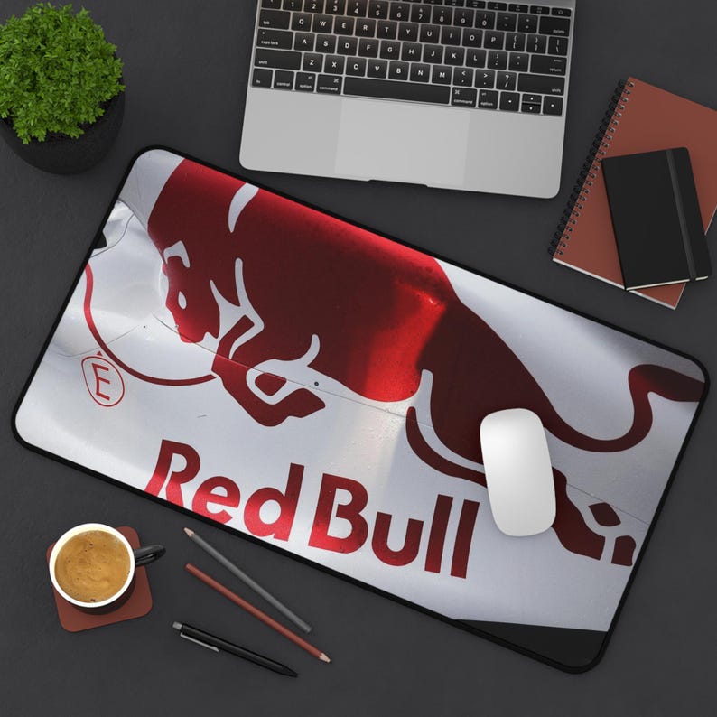 Desk Mat Red Bull Racing F1 Photo Mouse Pad, Gaming Mat, Office Desk ...