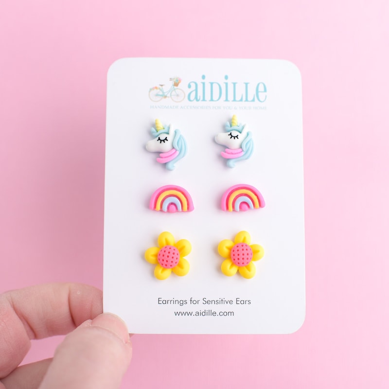 Multi Set Post Earrings - Etsy