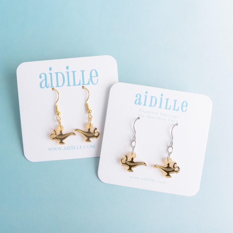 Genie Earrings Aladdin - Etsy