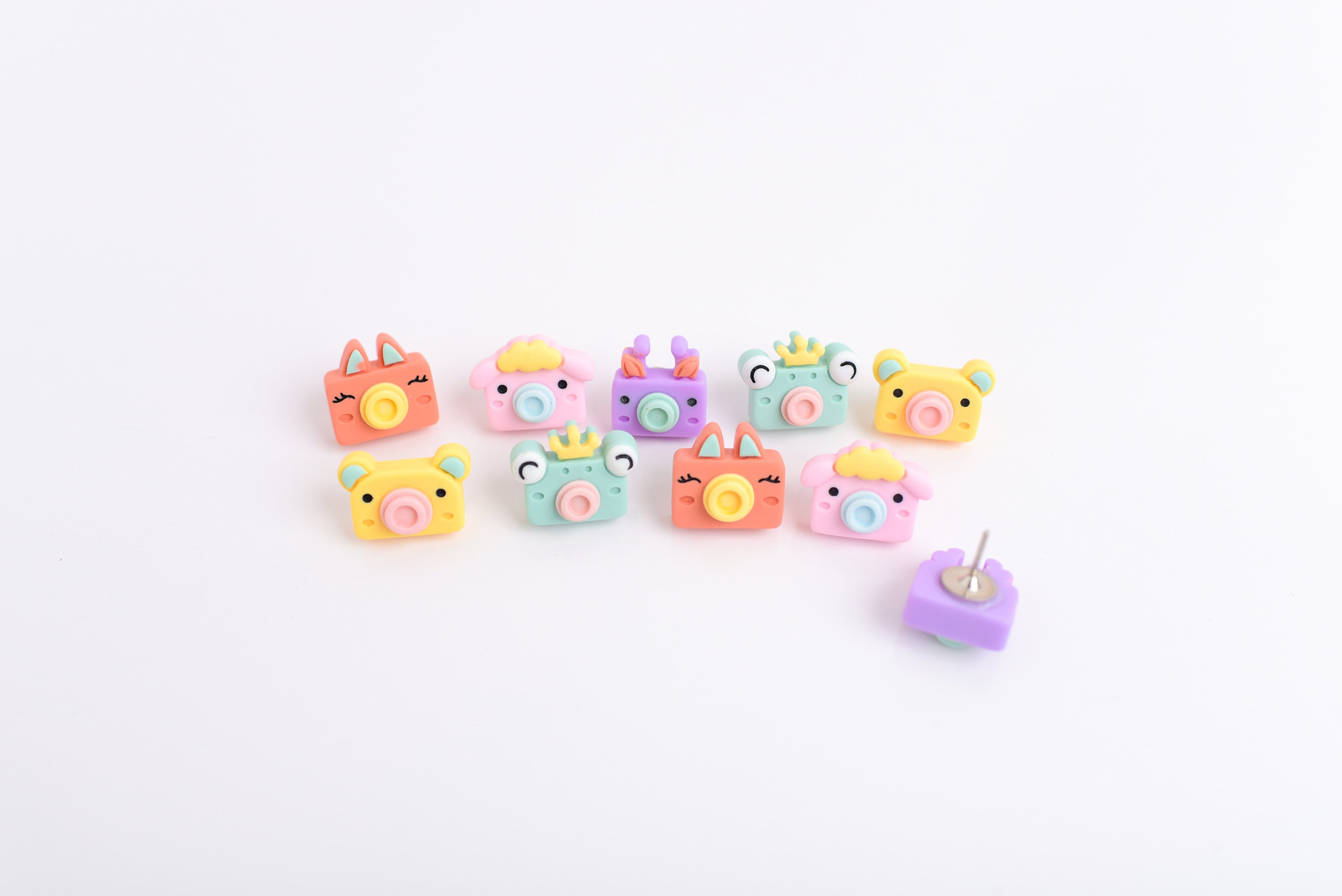 Animal Camera Thumb Tacks Set of 10 Resin Camera Funny - Etsy UK