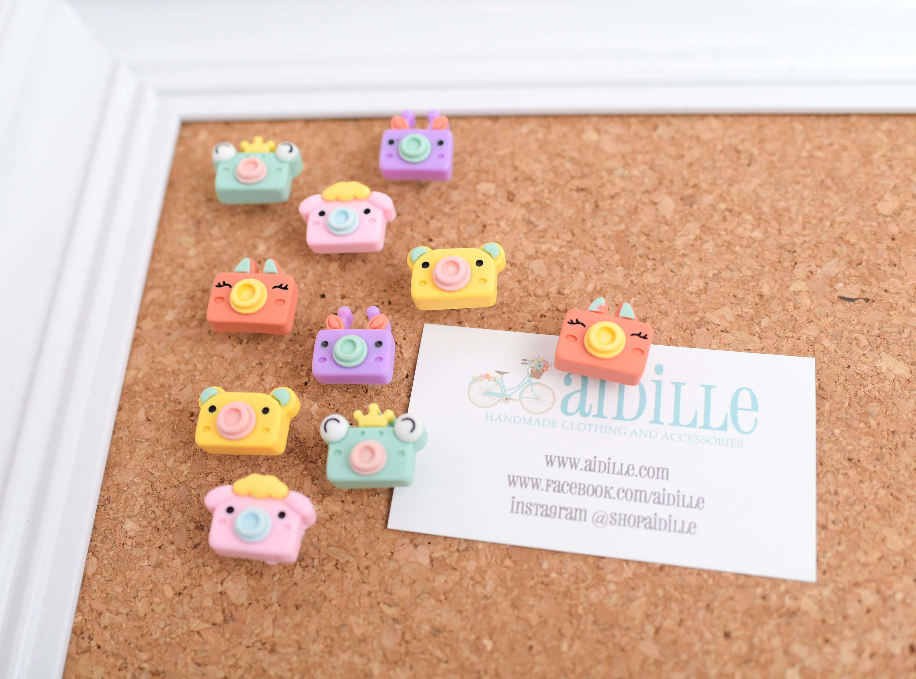 Animal Camera Thumb Tacks Set of 10 Resin Camera Funny - Etsy UK
