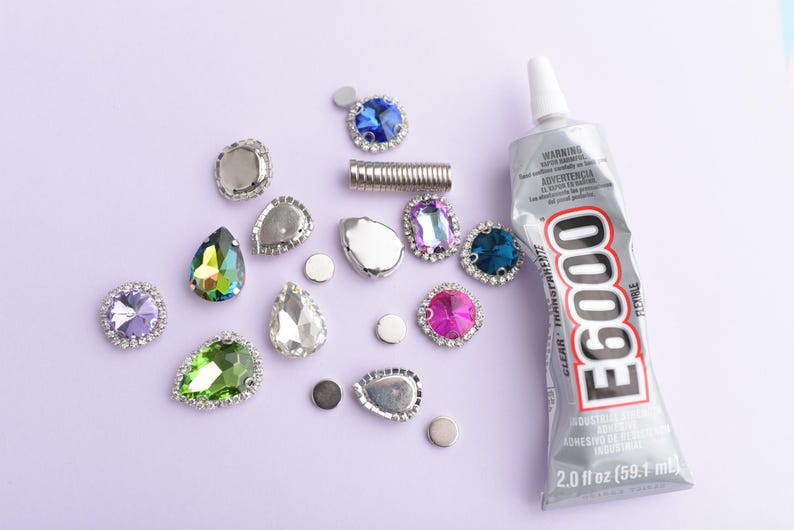 Jewel Refrigerator Magnets: Rhinestone Locker Magnets, Glam Office ...