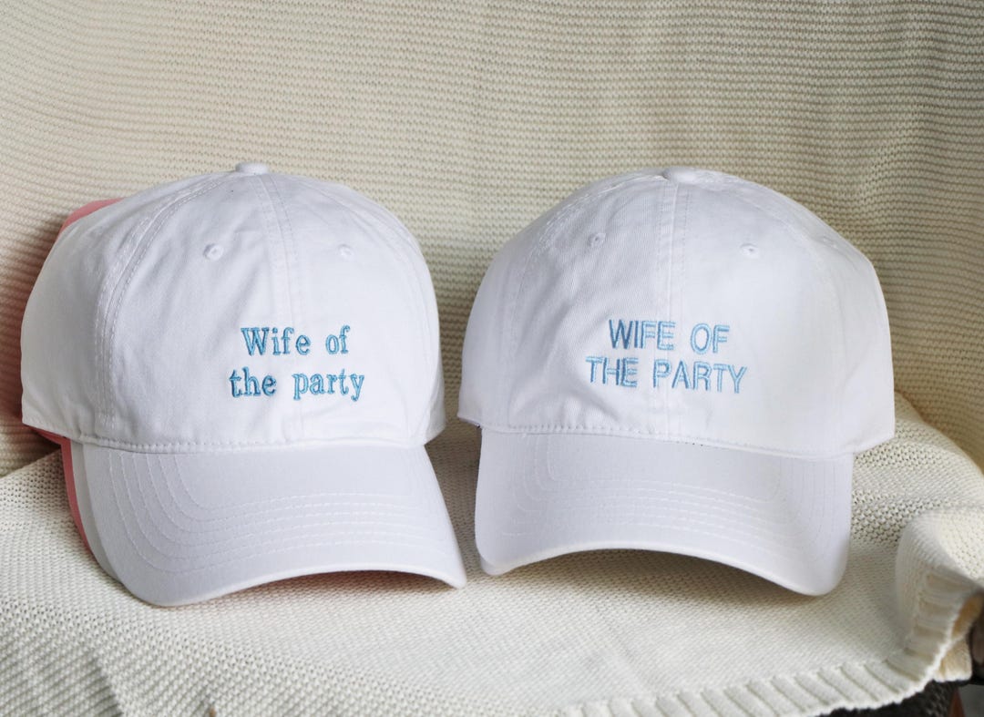 Embroidered Bachelorette Party Baseball Cap: Wife of the Party, Custom ...