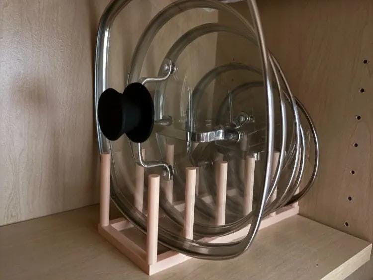 Lid Organizers Inside Cabinet Simple Houseware Pot Lid Organizer ...