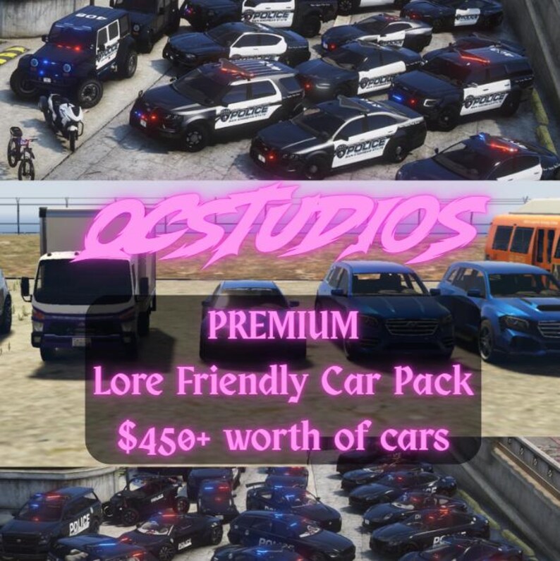 Lore-friendly Fivem Car Pack | Optimized for Roleplay Servers ...