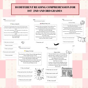 Reading Comprehension Worksheets Grade 1-2-3 | ESL Printable Activities ...
