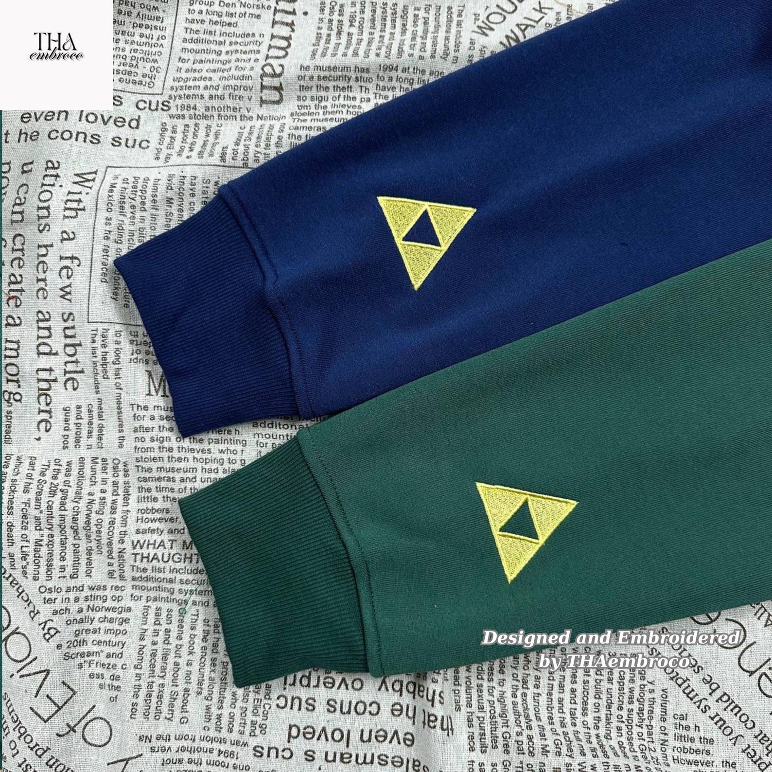 Legend of Zelda Embroidered Sweatshirt and Hoodie, Silent Princess ...