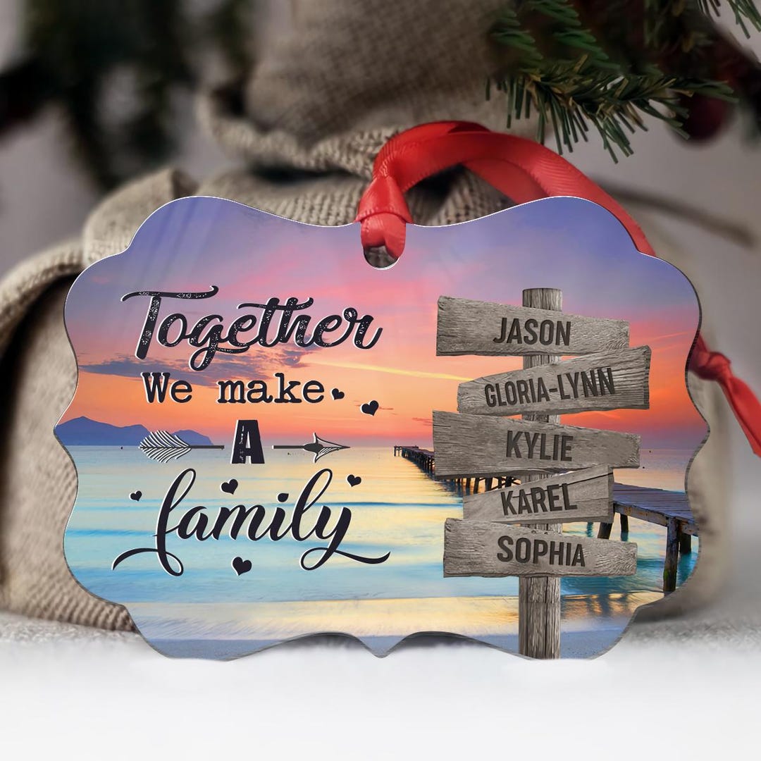 Family Gifts, Ocean Dock Together We Make A Family Street Sign With ...