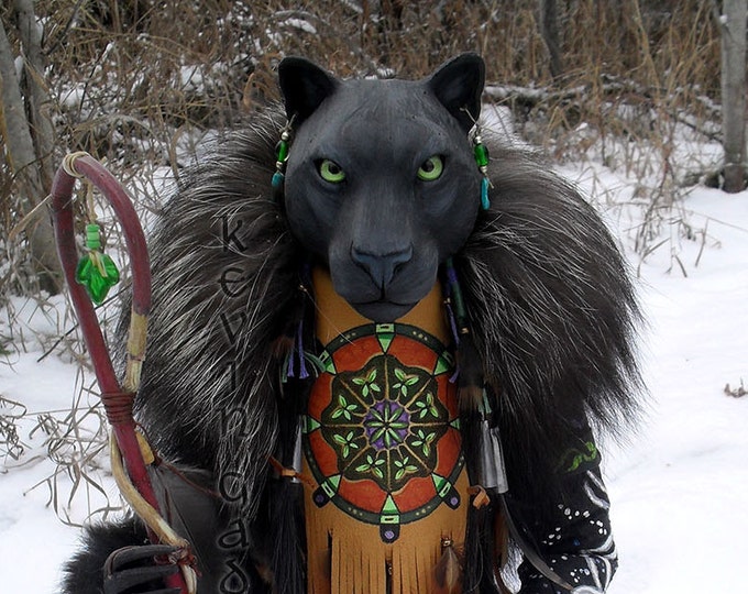 Black Jaguar Manitou spirit or Totem - Etsy
