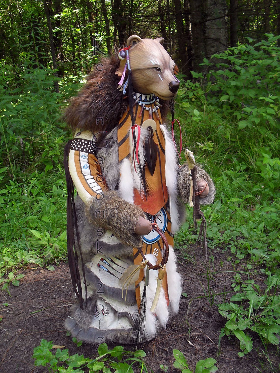 Grizzly Bear Manitou spirit or Totem - Etsy