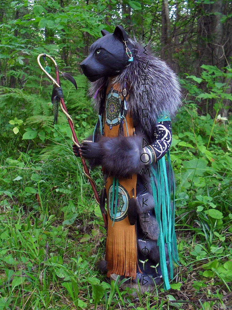 Black Jaguar Manitou spirit or Totem - Etsy