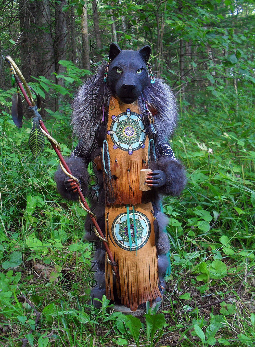 Black Jaguar Manitou spirit or Totem - Etsy