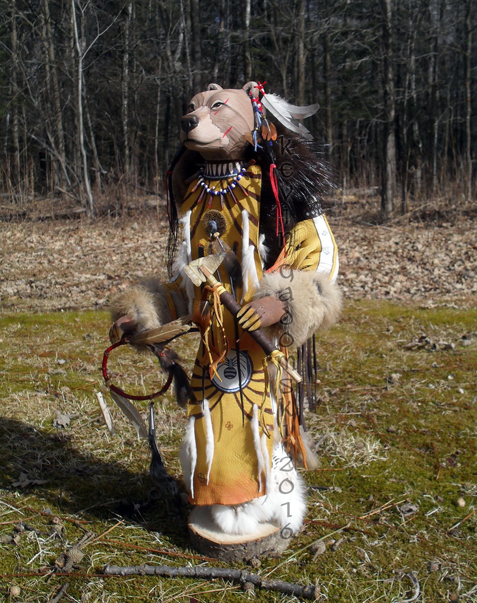 Grizzly Bear Manitou (spirit or Totem) - Etsy