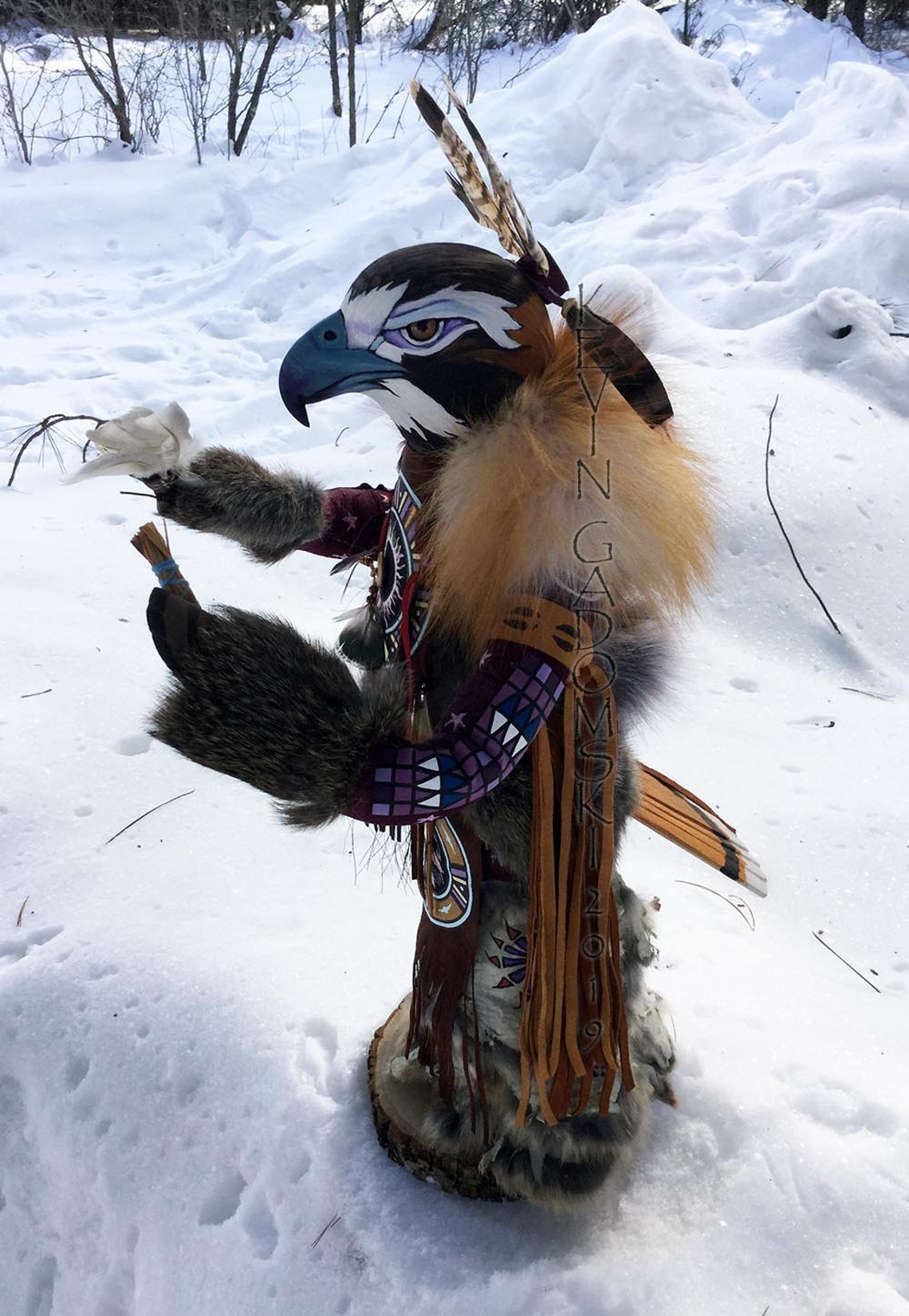 Red Tail Hawk Manitou spirit or Totem - Etsy