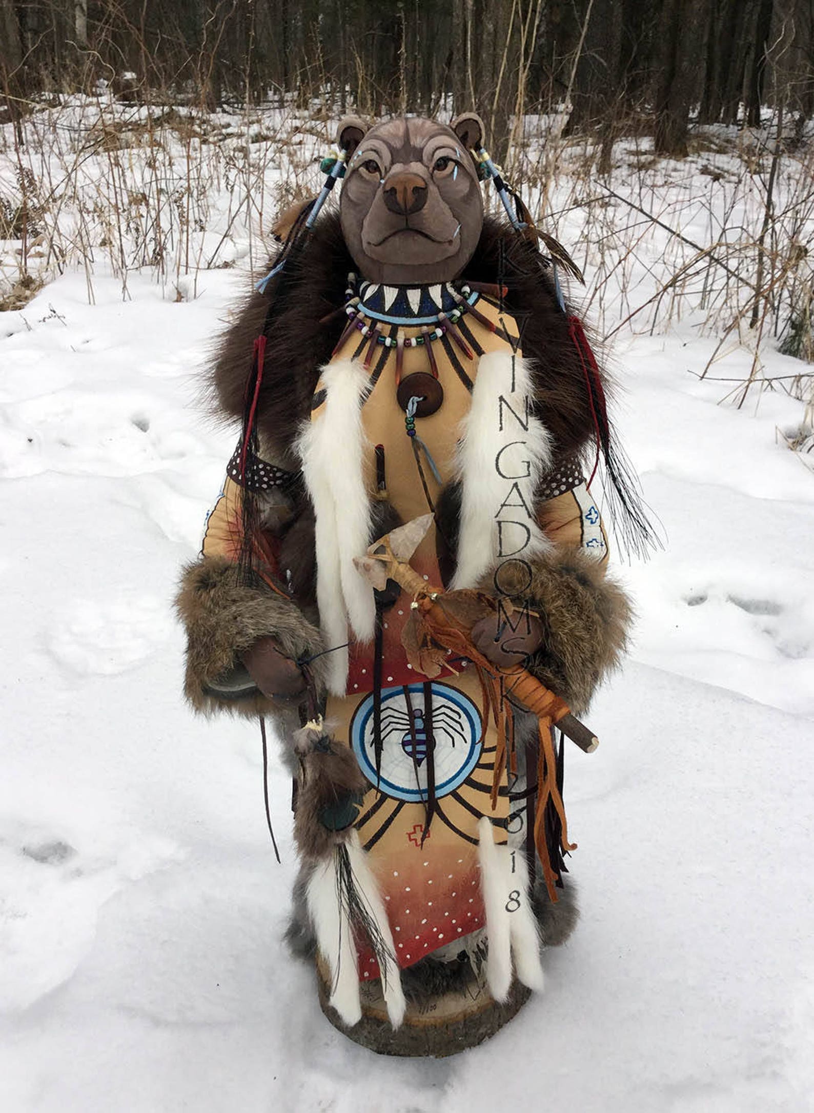 Grizzly Bear Manitou spirit or Totem - Etsy