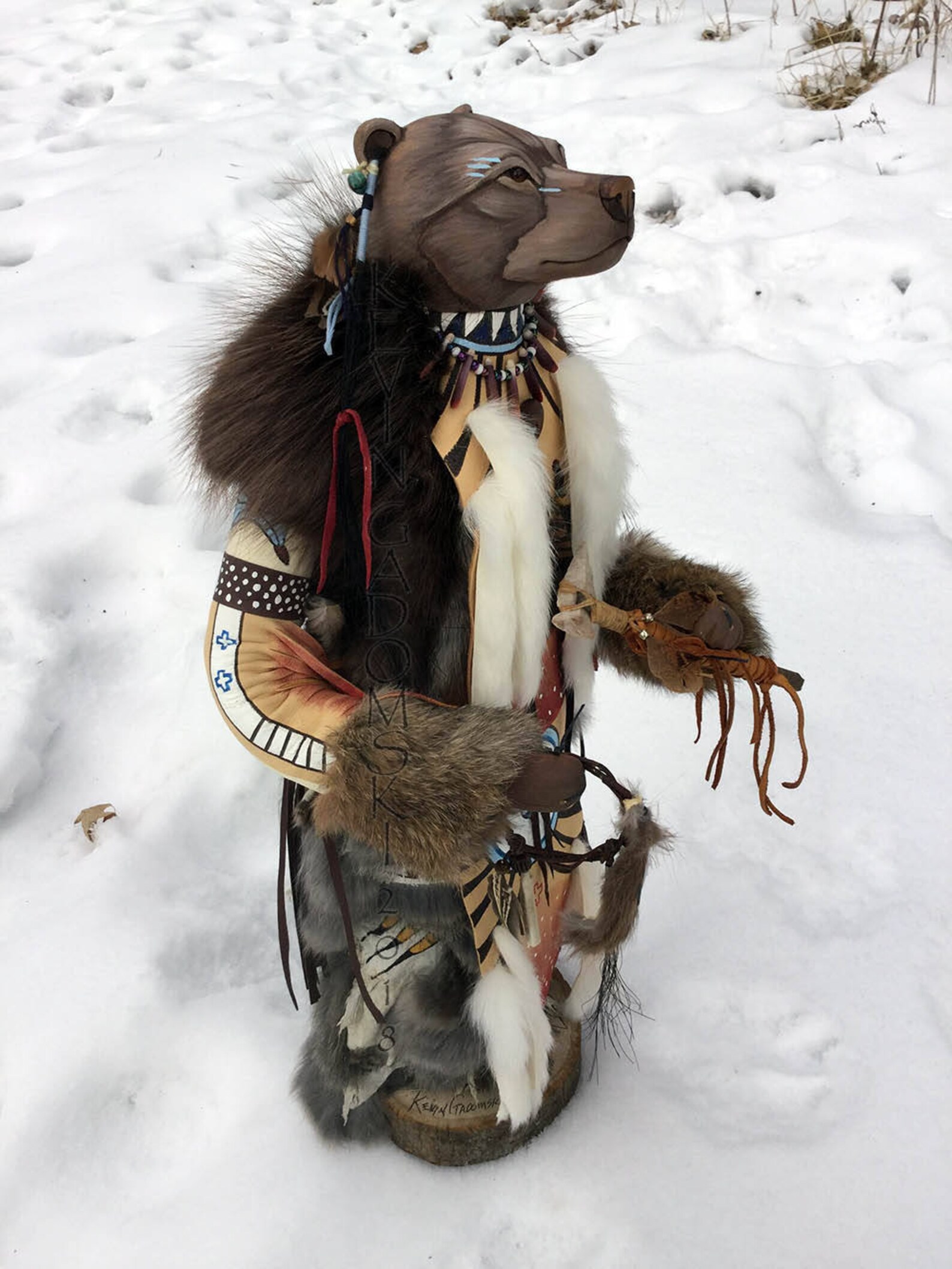 Grizzly Bear Manitou spirit or Totem - Etsy