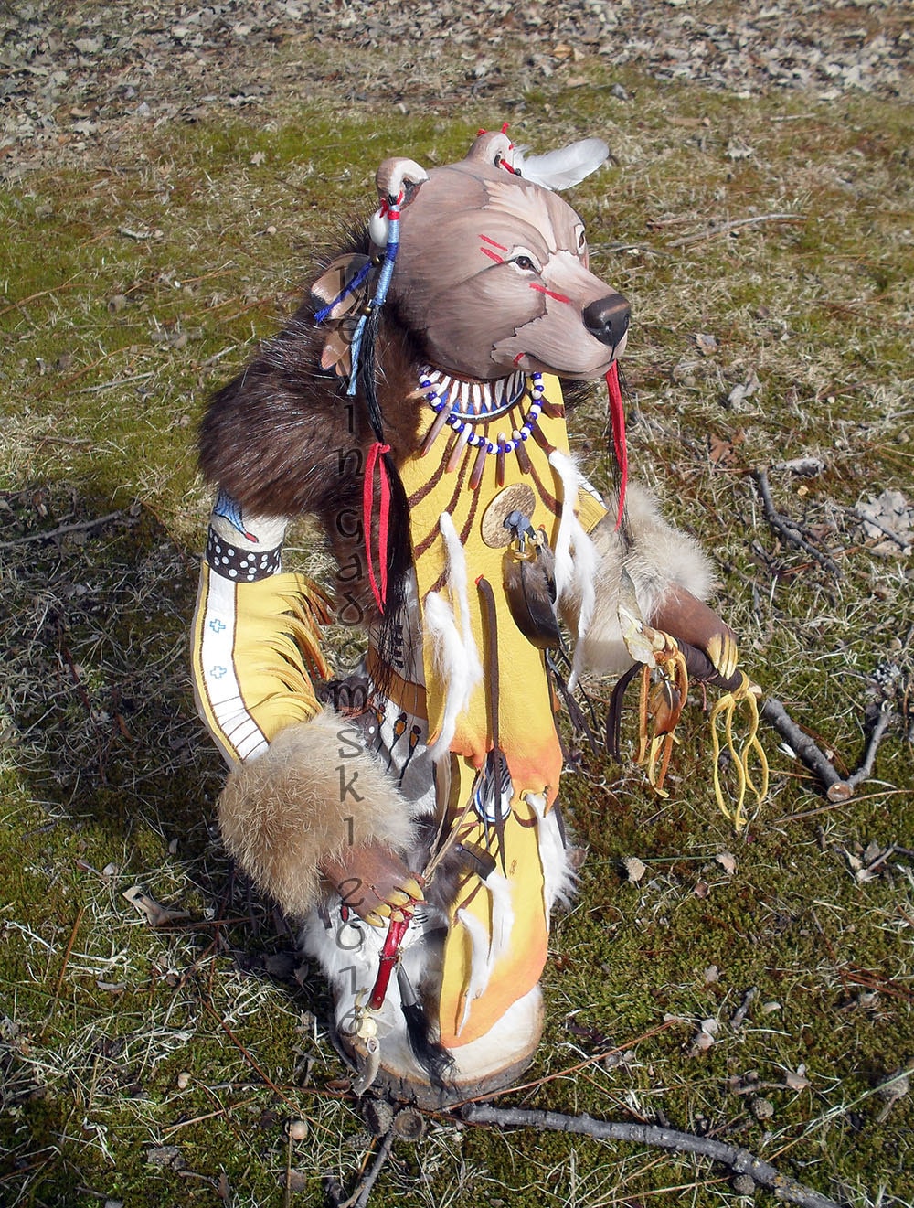 Grizzly Bear Manitou spirit or Totem - Etsy