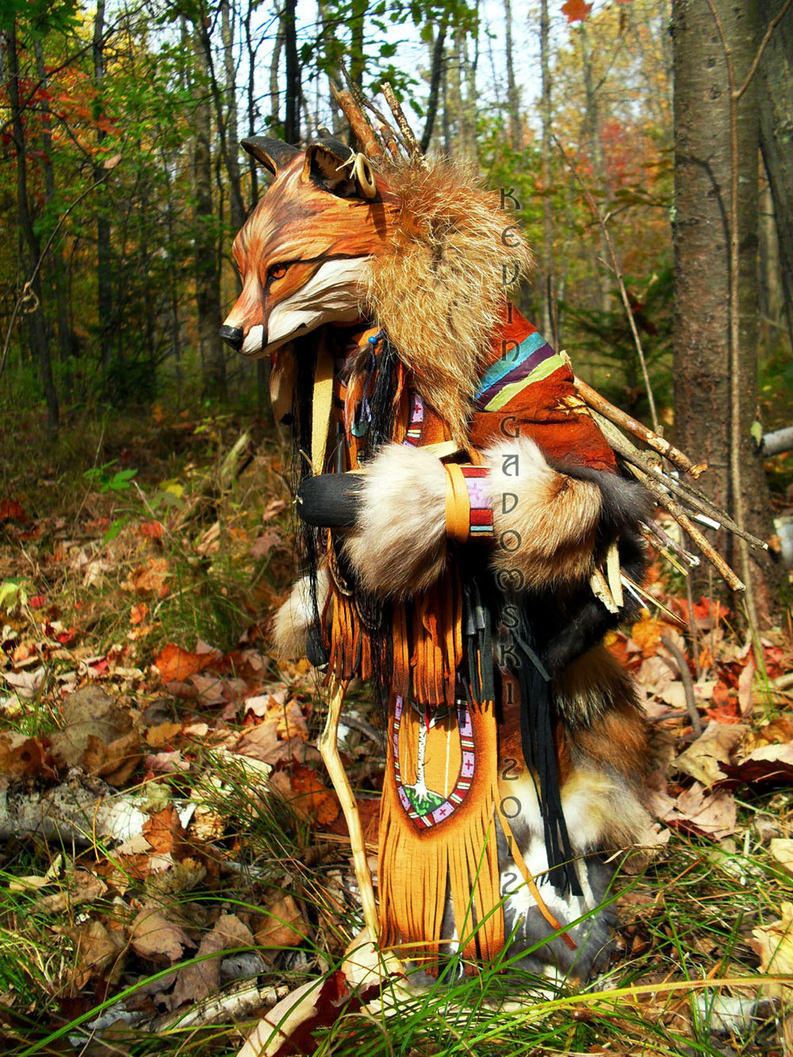 Lame Fox Manitou spirit or Totem - Etsy