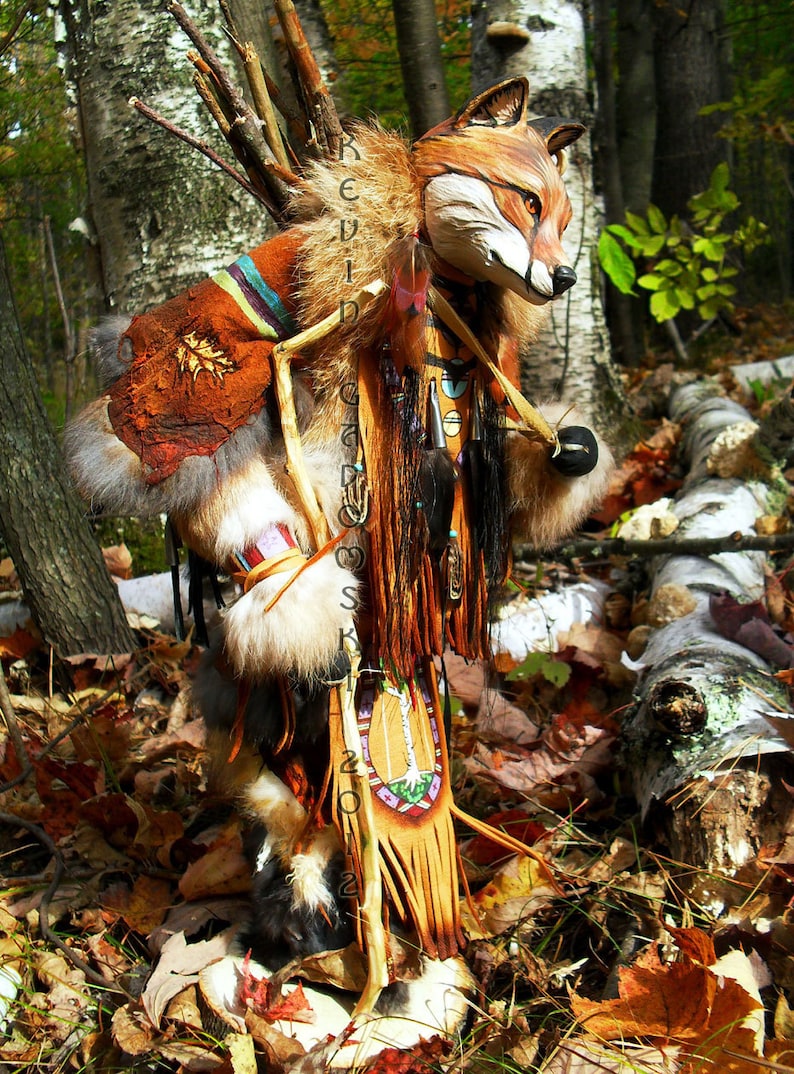 Lame Fox Manitou spirit or Totem - Etsy