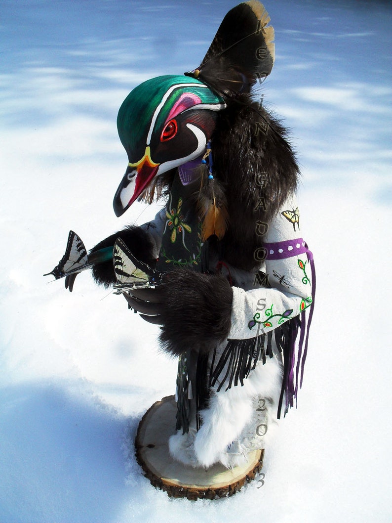 Wood Duck Manitou spirit or Totem - Etsy