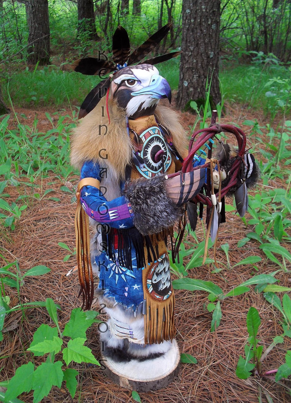 Red Tail Hawk Manitou spirit or Totem - Etsy