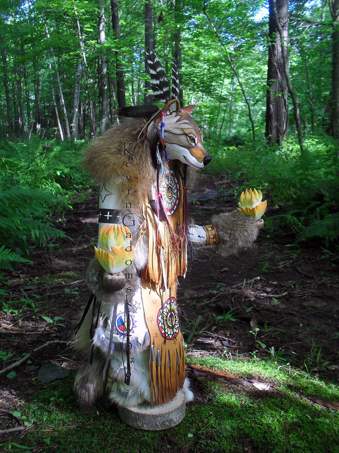 Coyote Manitou spirit or Totem - Etsy