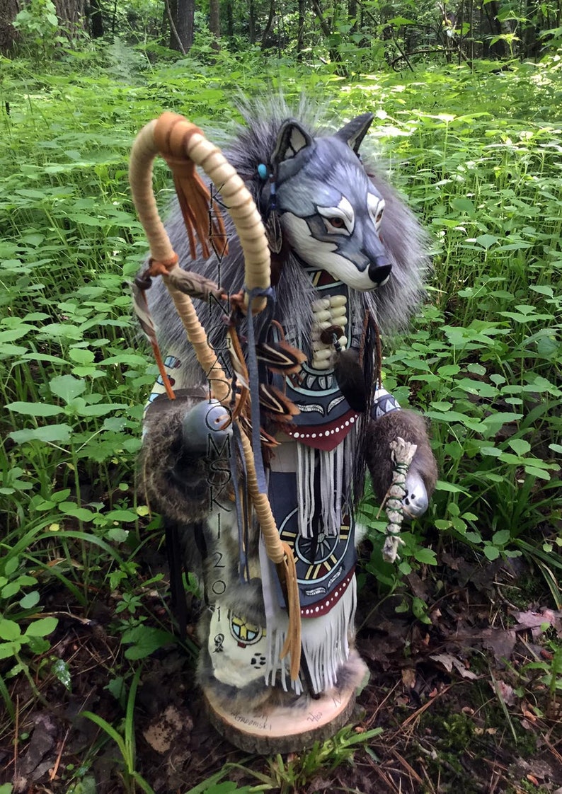 Grey Wolf Manitou (spirit or Totem) - Etsy