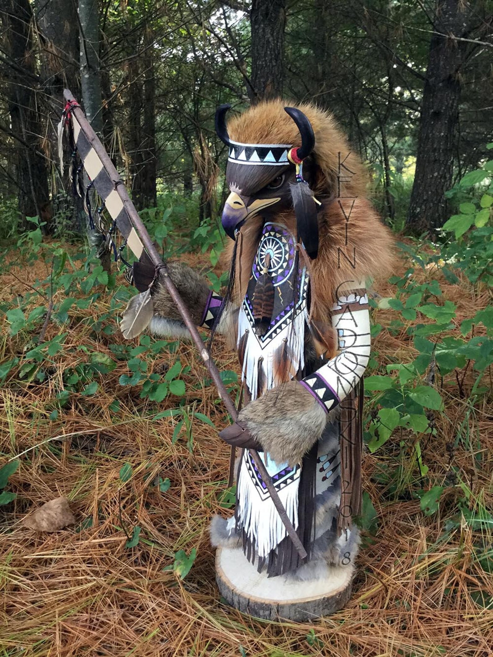 Golden Eagle Totem - Etsy