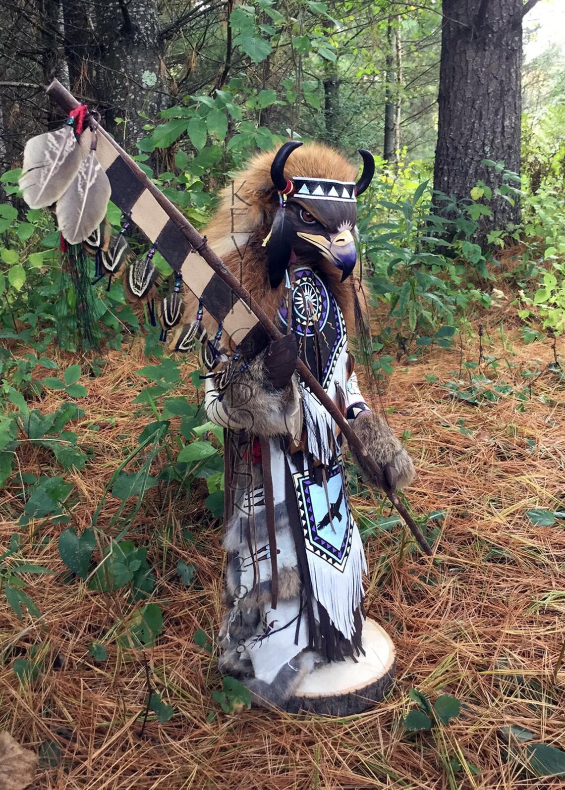 Golden Eagle Totem - Etsy