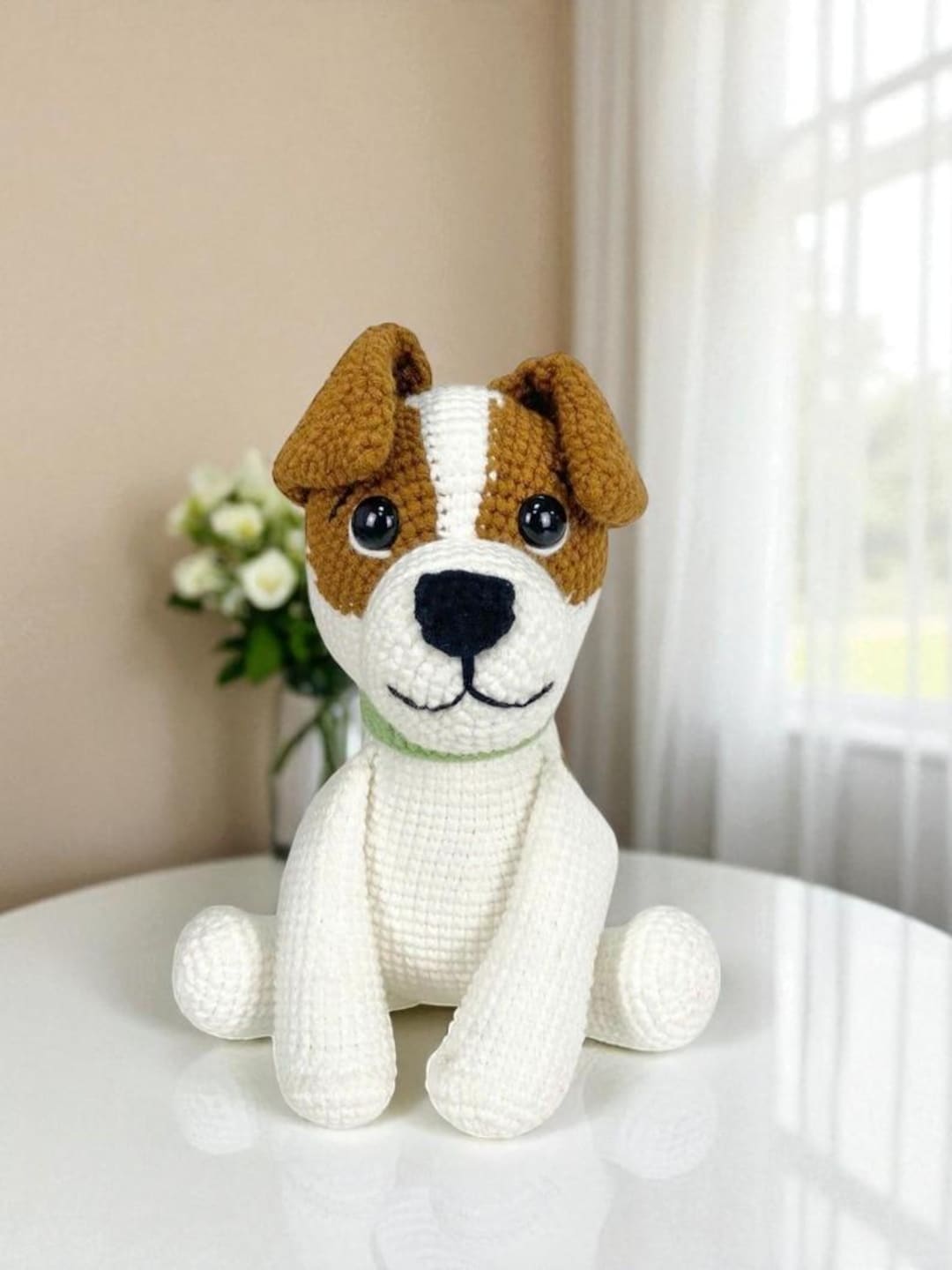 Jack Russell Terrier Crochet Pattern PDF, Amigurumi Puppy Dog Toy ...