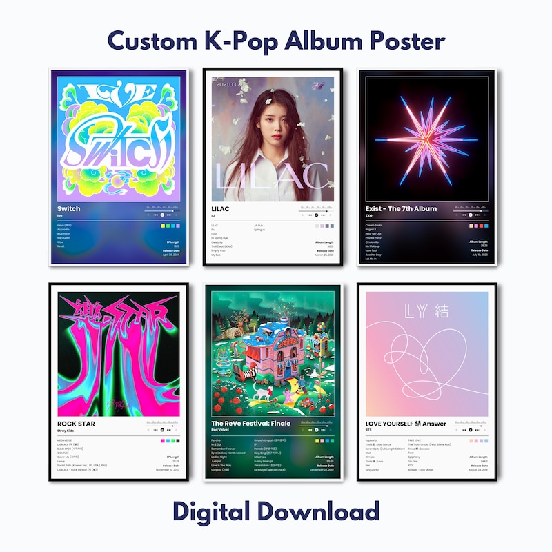 K Pop Merch Album - Etsy