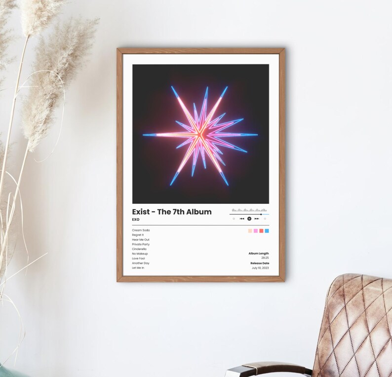 Custom K-pop Album Poster Personalized Digital Print Kpop Wall Art ...