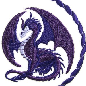 Dragon Embroidered Quilt Label to Customize With Your Personal Message ...