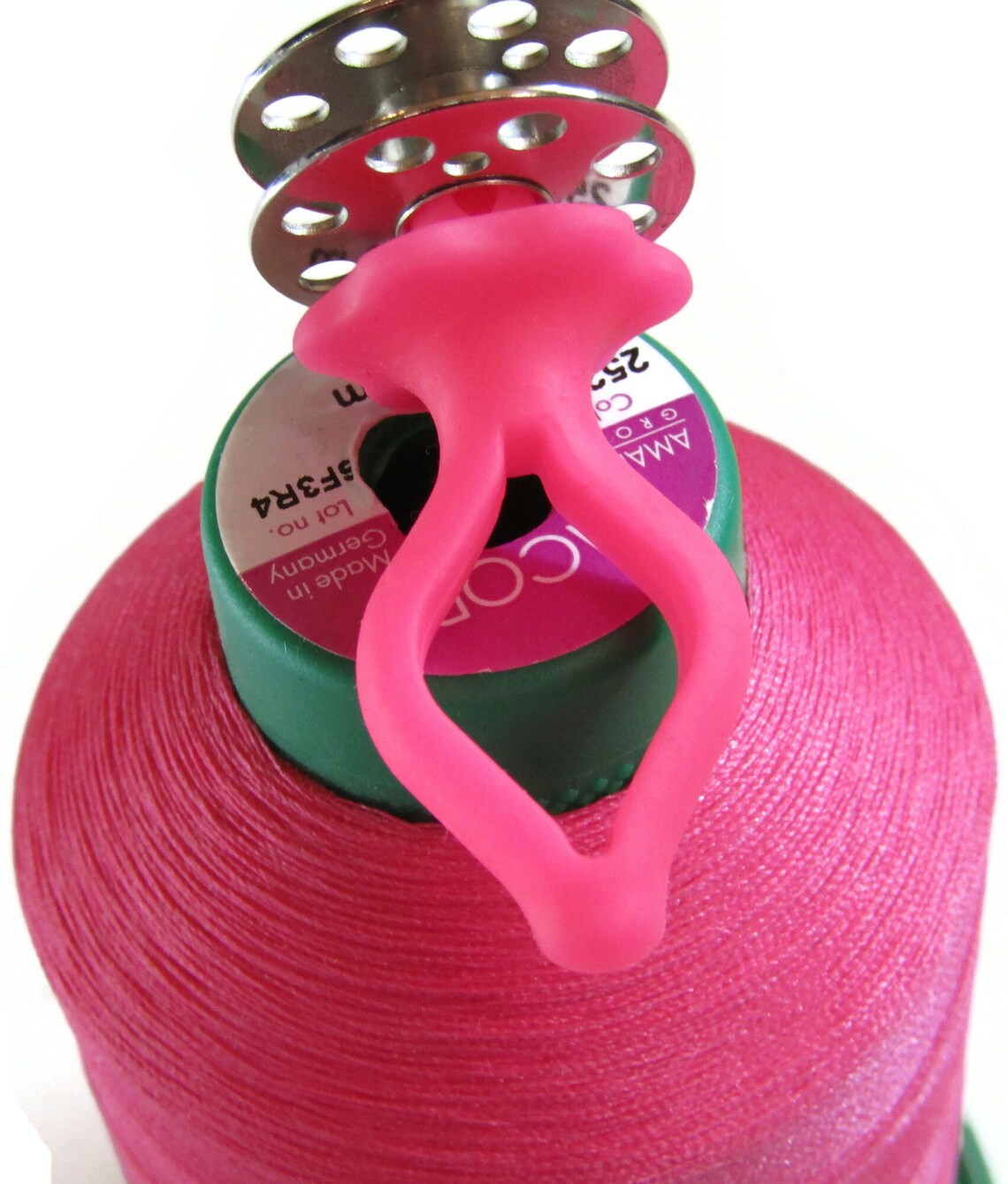 Silicone Thread Bobbin Holders for Thread Spools in Bright Fun Colors ...