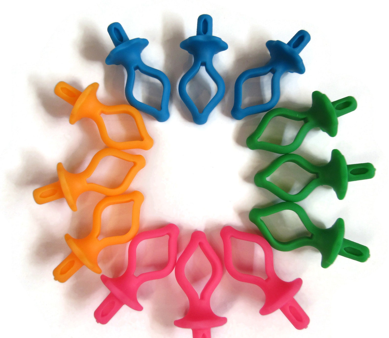Silicone Thread Bobbin Holders for Thread Spools in Bright Fun Colors ...