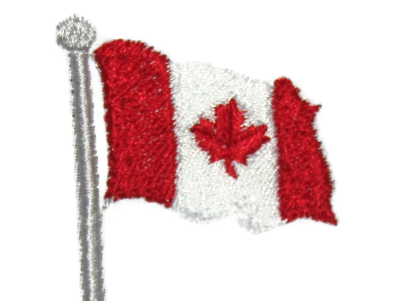 Canada Flag Embroidered Quilt Label to Customize With Your Personal ...