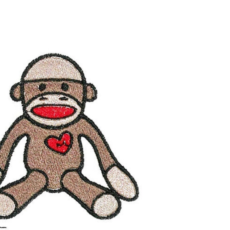 Sock Monkey Labels - Etsy