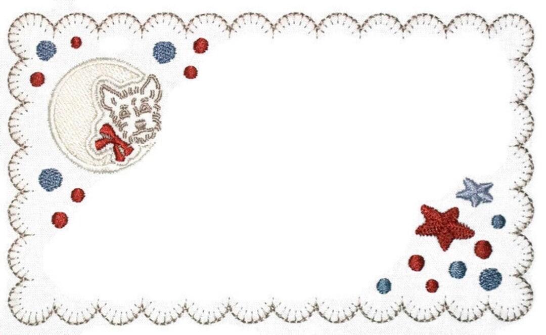Retro Scotty Dog Embroidered Quilt Label to Customize With Your ...