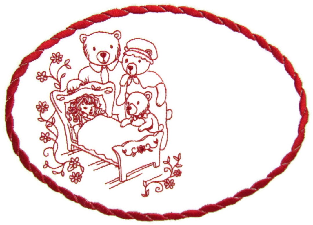 Goldielocks Embroidered Quilt Label to Customize With Your Personal ...