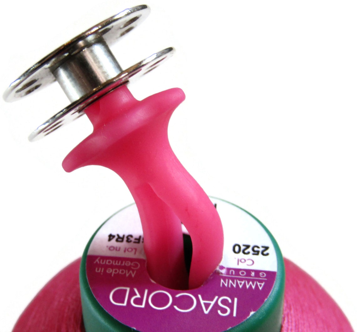 Silicone Thread Bobbin Holders for Thread Spools in Bright Fun Colors ...